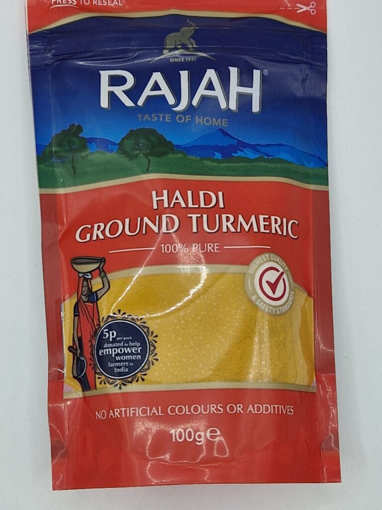 RAJAH - HALDI GROUND TURMERIC - 100G - Viet Thai House